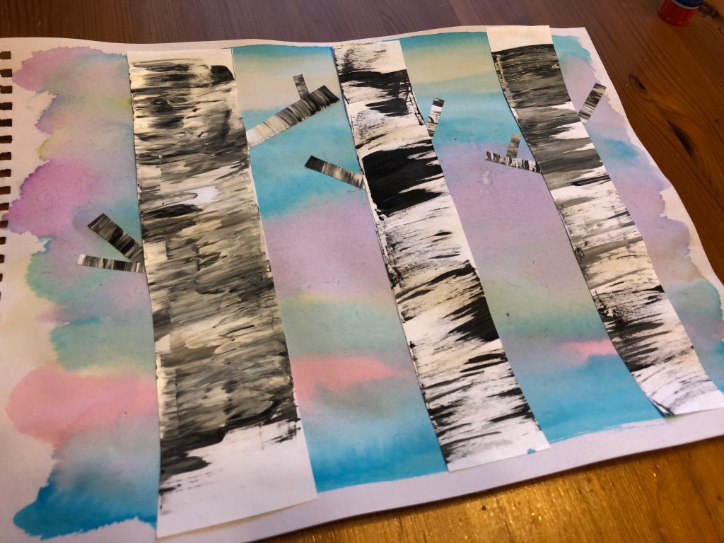 How to Paint Birch Trees – Mme Armour